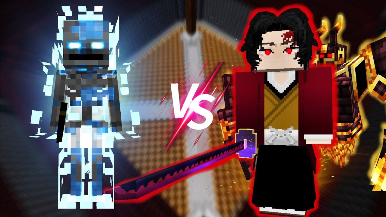 Hyper Skeleton Vs. Yoriichi & Ignis | Minecraft 1.16.5 (Mob Battle ...