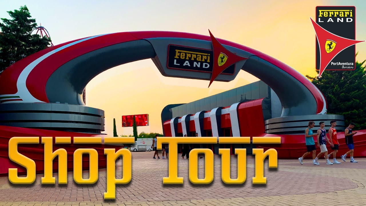 Ferrari Land Portaventura: The Ultimate Merchandise Shop Tour - YouTube