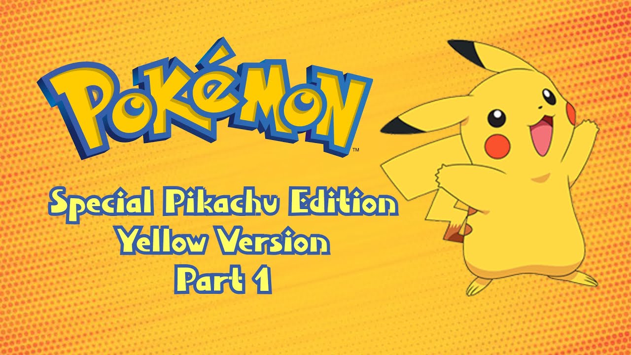 [LIVE] Pokemon Yellow Walkthrough Part 1 - YouTube