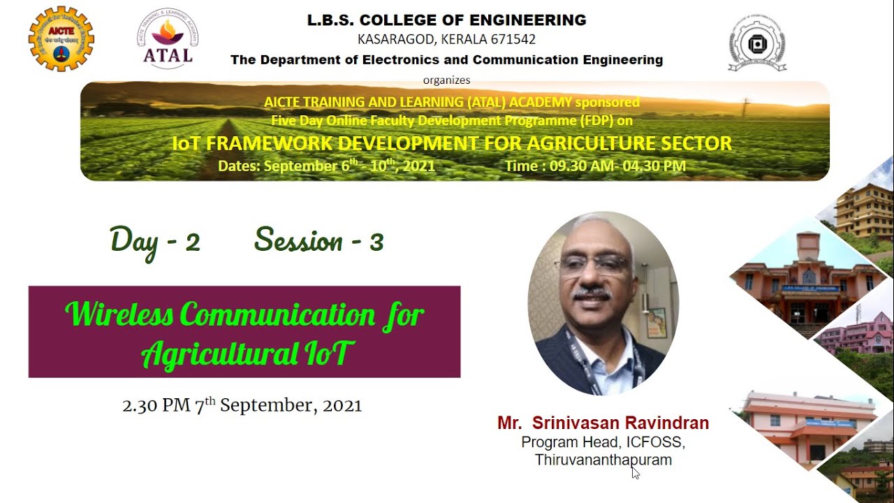 6. Day 2 Session 3 : Wireless Communication for Agricultural IoT - Mr ...