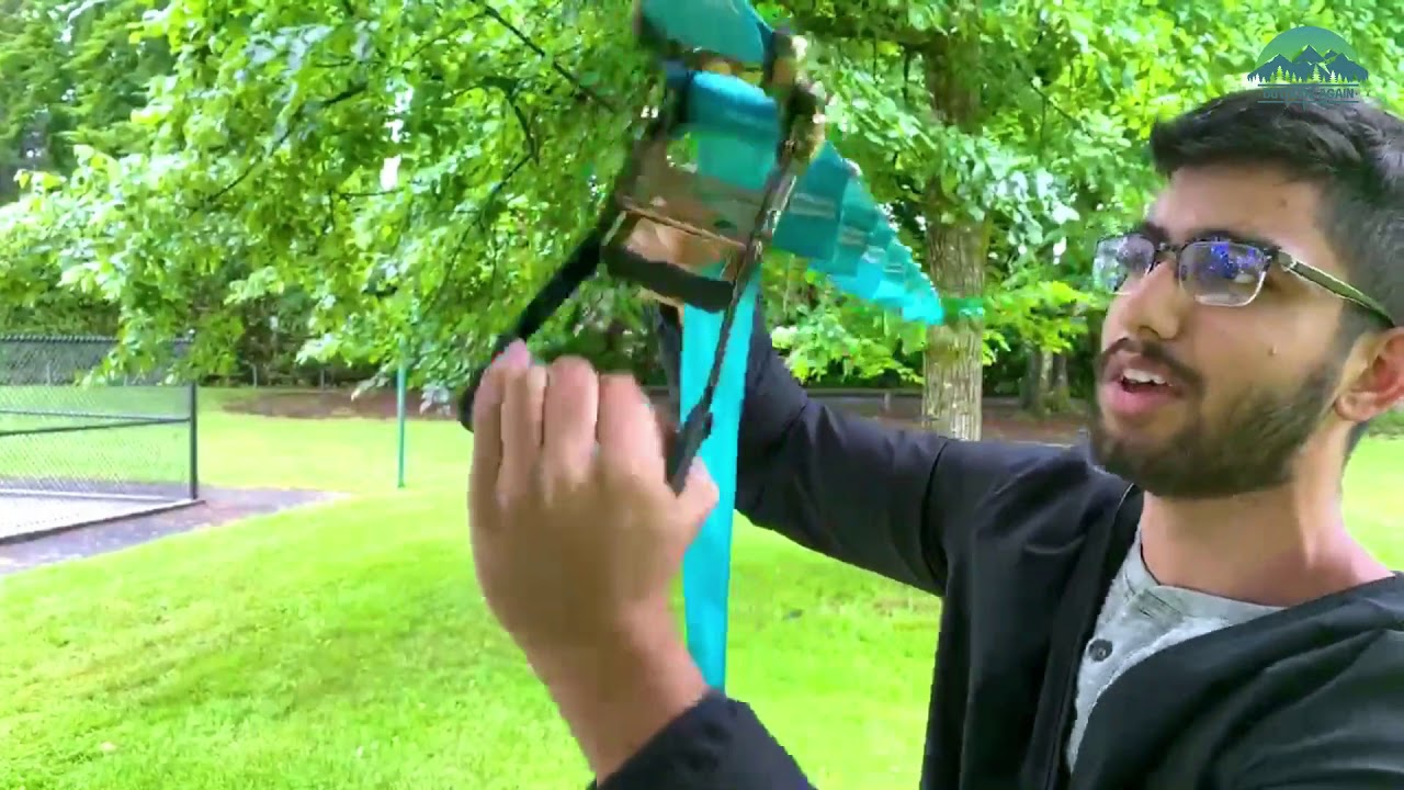 Outdoor Again - How to set up the Monkey Line / Ninja Line - YouTube