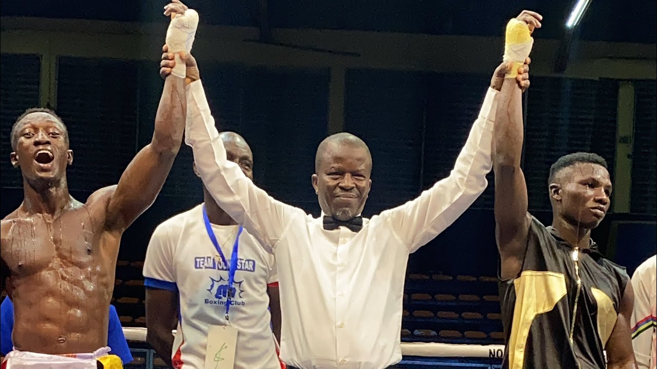 Sikiru Shogbesan VS Azeez Lateef fight ended in a Draw…. #boxing # ...