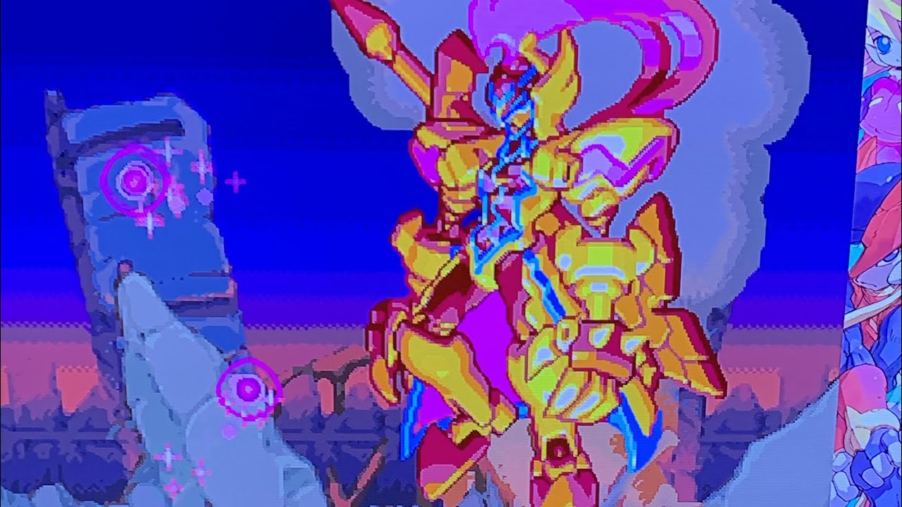 Omega Absorbs Dark Elf ! Megaman Zero ZX Legacy Collection PS4 - YouTube