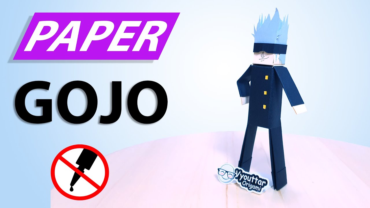 INNOVATIVE TECHNIQUES: How to make paper Gojo without glue - YouTube