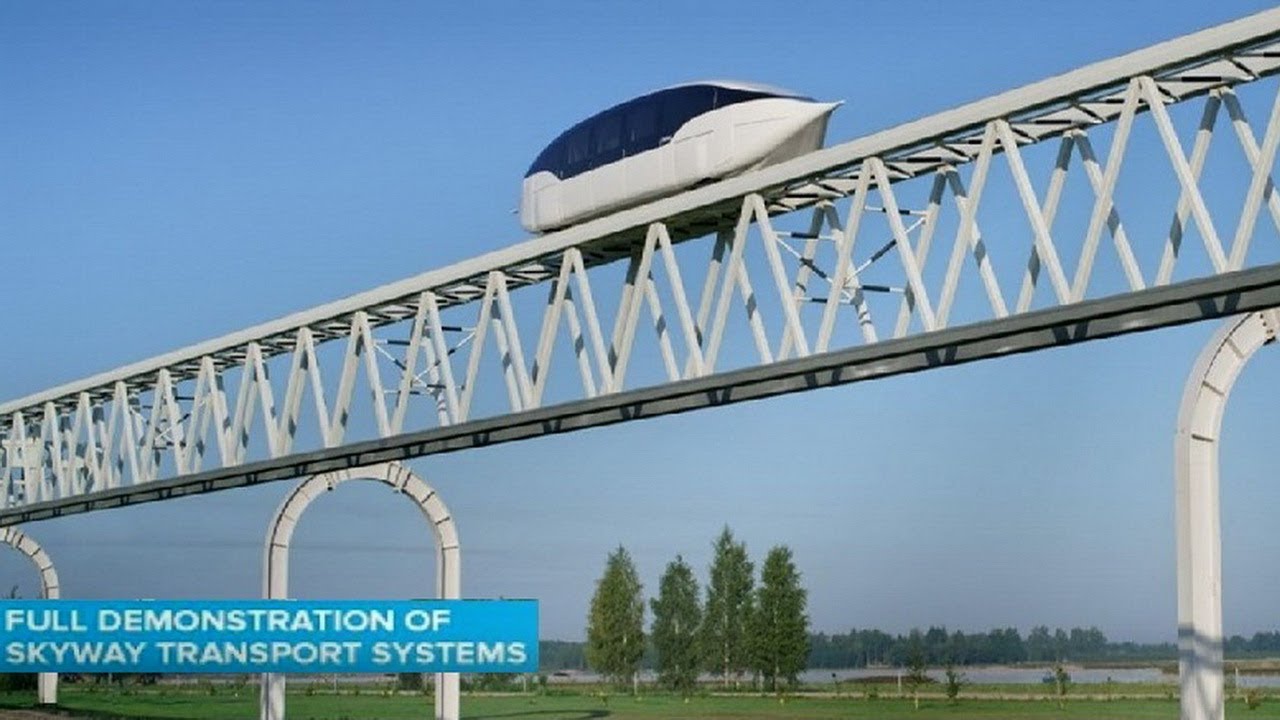 FULL DEMONSTRATION of SkyWay TRANSPORT SYSTEMS - YouTube