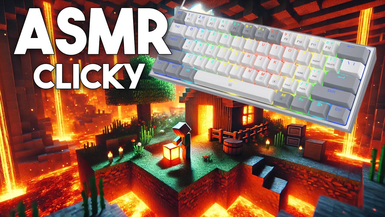 Minecraft ASMR | Keyboard + Mouse Sounds | Whispering - YouTube