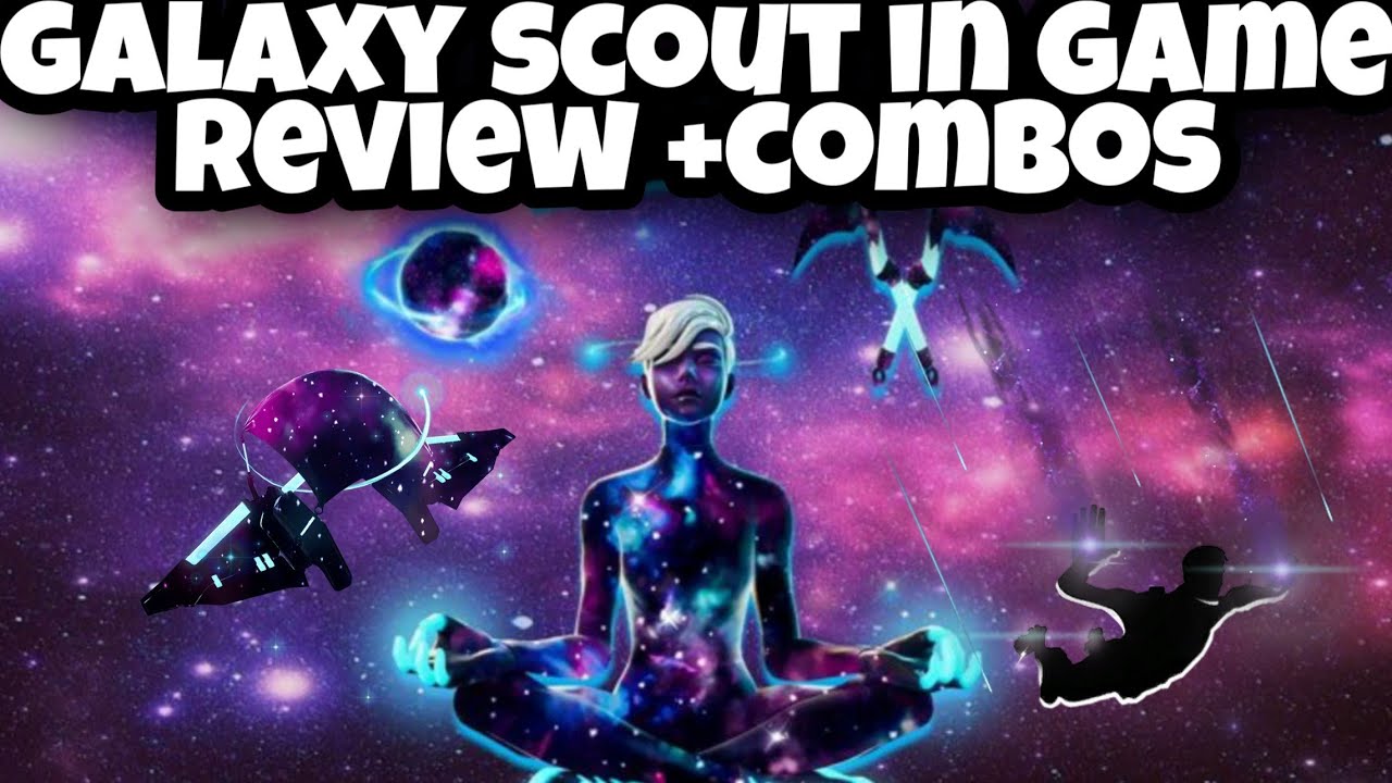 *NEW* Fortnite galaxy scout pack in game review +BEST Combos - YouTube