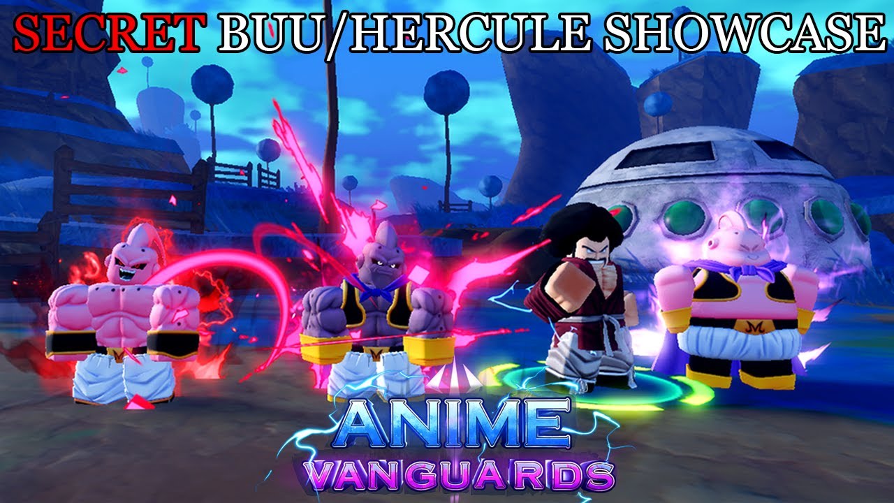 SECRET MAJIN BUU/ MYTHIC HERCULE SHOWCASE |Anime Vanguards - YouTube