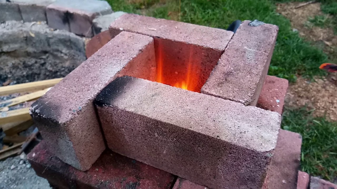 DIY Brick Rocket Stove / Emergency Cooking / Off Grid Cooking - YouTube