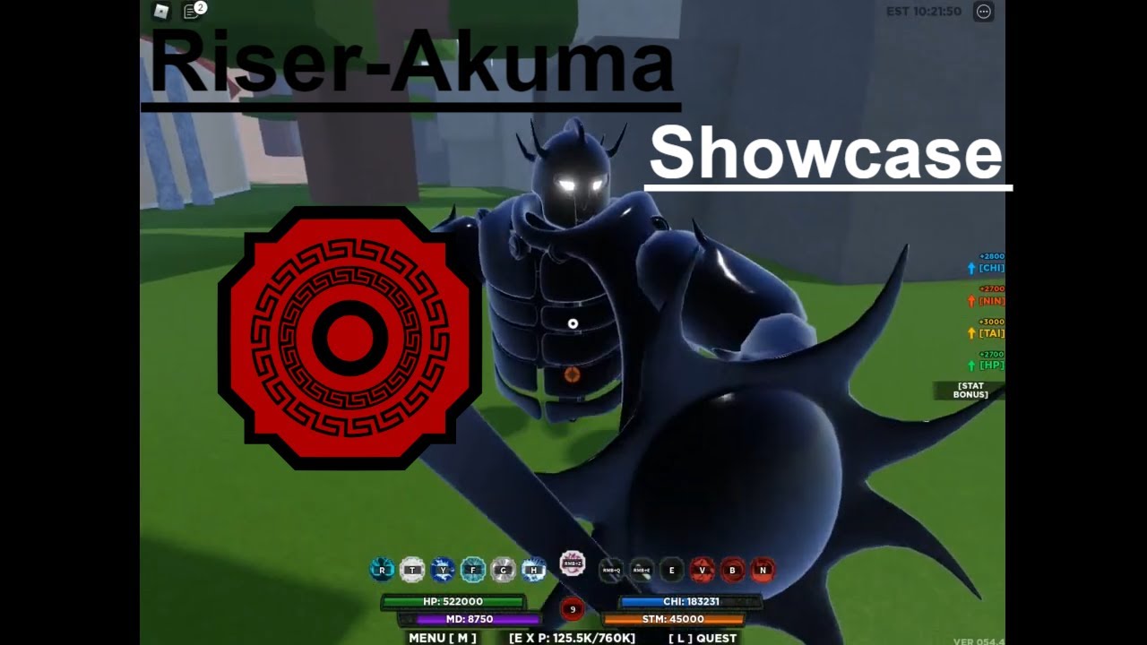 Shindo Life "Riser Akuma Bloodline Showcase" - YouTube