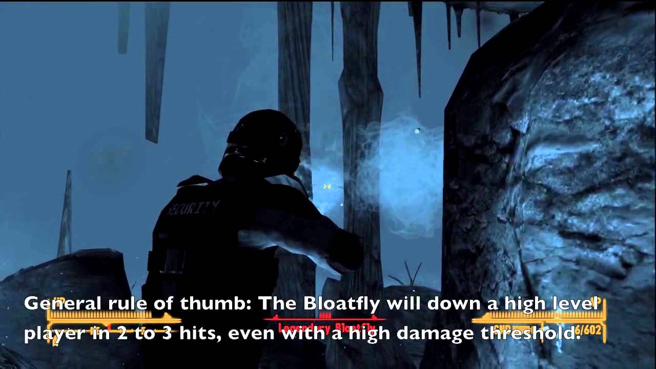 Fallout New Vegas - Defeating the Legendary Bloatfly - YouTube
