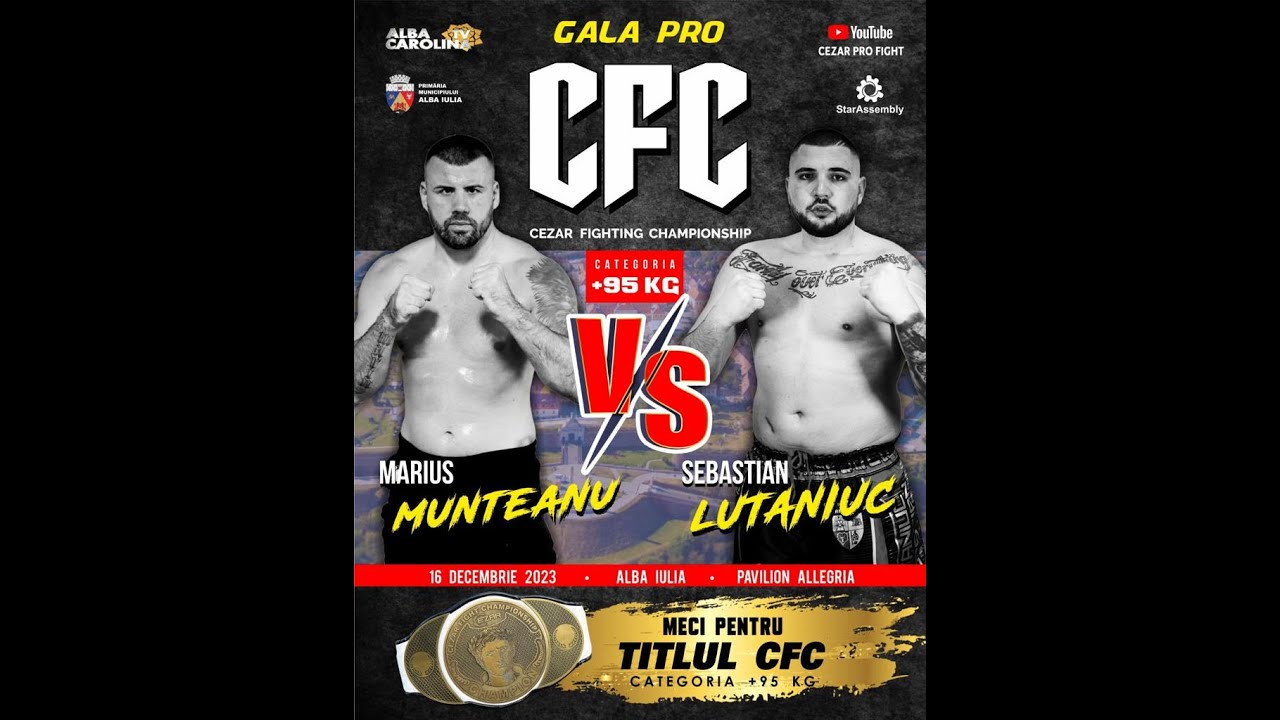 Marius Munteanu VS Sebastian Lutaniuc - Gala CFC 2023 - YouTube