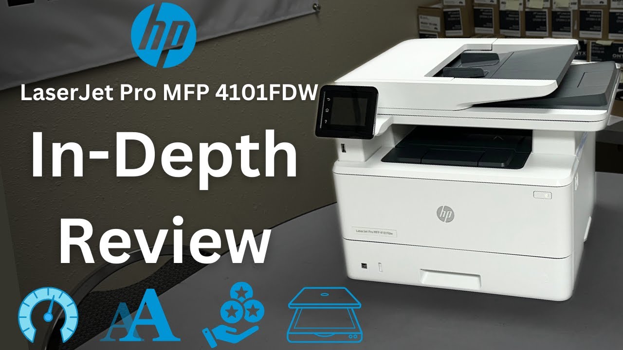 The Perfect Mono Small Business Printer | HP LaserJet Pro MFP 4101FDW ...