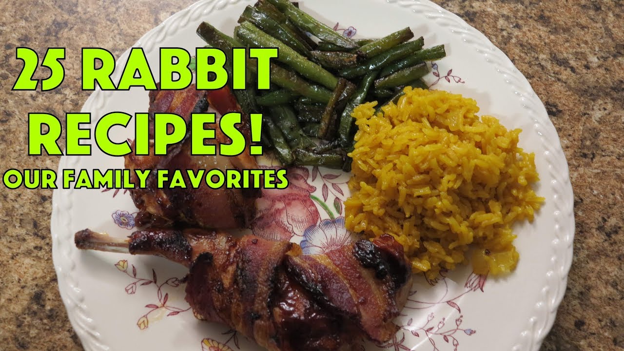 Our New Rabbit Cookbook! BBQ Bacon Rabbit. - YouTube
