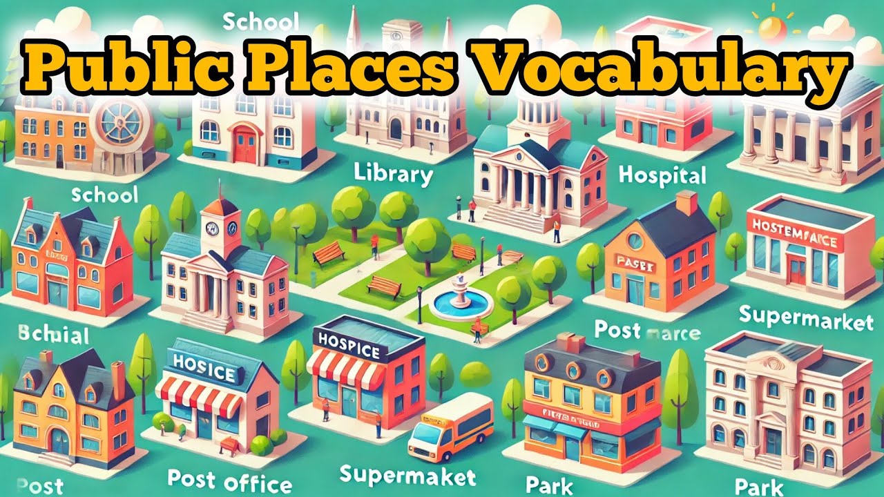 Learn Public Places in English | Simple Examples for Everyday ...