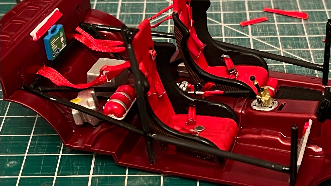 Ford sierra cosworth interior update! It’s finished 1/24 DModelkits for the #under1000gb - YouTube