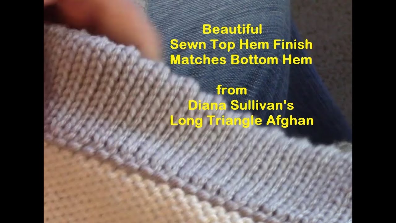 Top Hem to to Match Your Bottom Hem by Diana Sullivan - YouTube