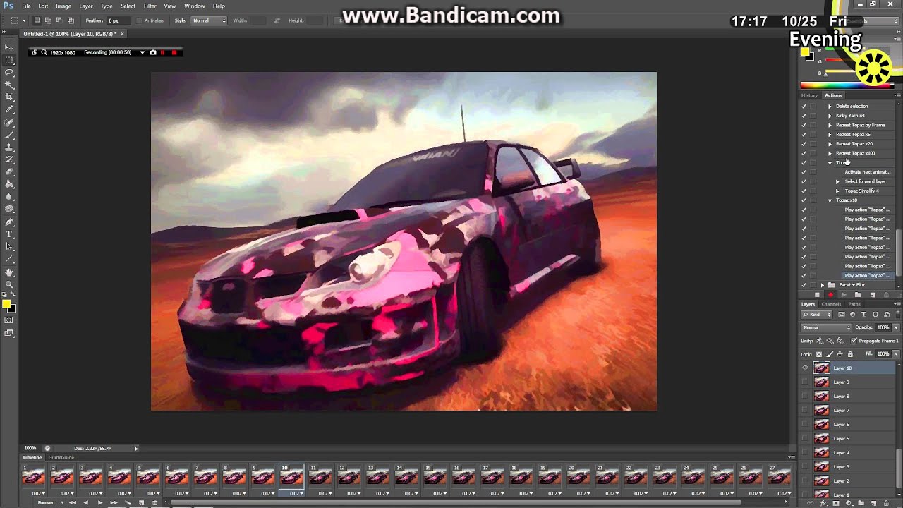 How to automate Topaz filter in Photoshop - YouTube