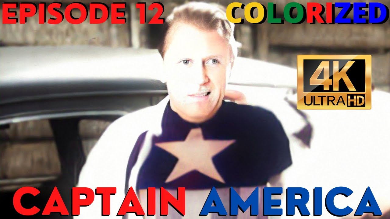 Captain America 1944 Serial - Episode 12, Colored and Remastered to 4k ...