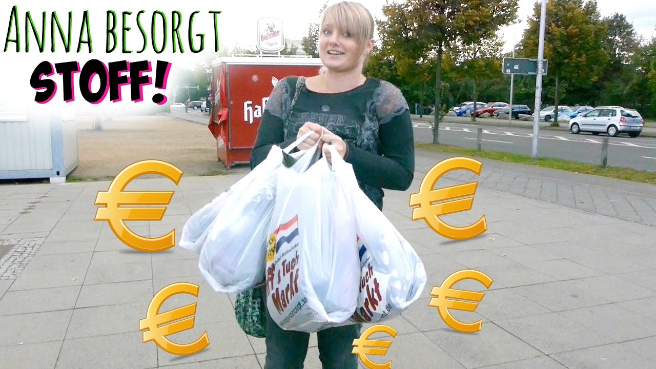 KINDERLOSER VLOG | Anna besorgt sich Stoff | Vlogtober #4 - YouTube