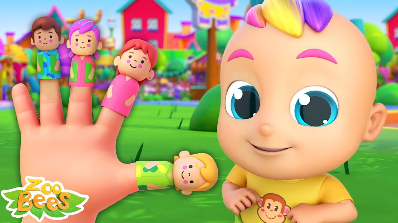 Finger Family Song, Preschool Rhyme and Cartoon Video for Babies - YouTube
