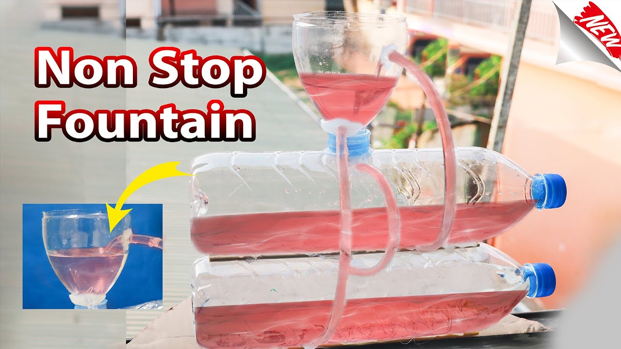 how to make water fountain at home. - YouTube