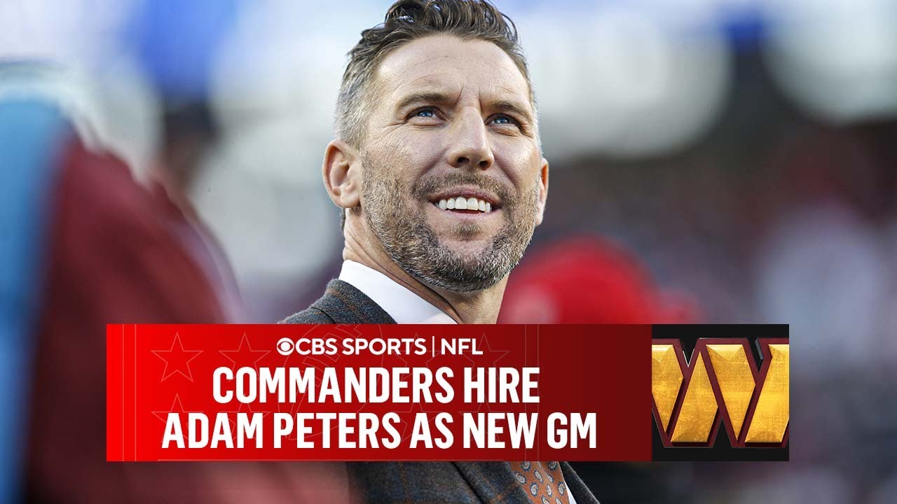 Commanders Hiring Adam Peters as their new General Manager I CBS Sports ...