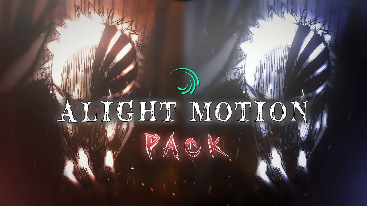 Alight motion Editing Pack special(500 subs) [GLITCH,ANIME CC,MANGA CC ...