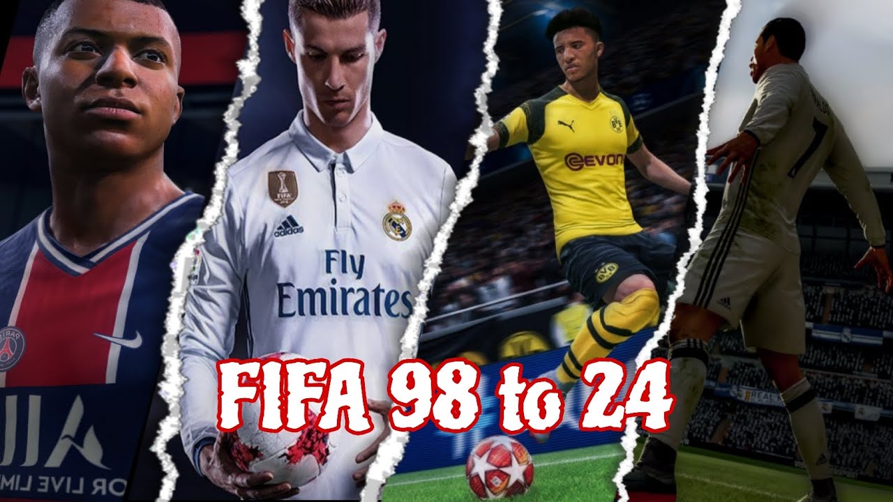 All versions of FIFA game from FIFA 98 to 24 @Gamingtop_ad - YouTube