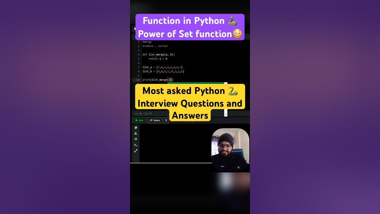 How To Merge Remove Duplicates And Sort Two Lists Into One Shorts Python Coding Programming