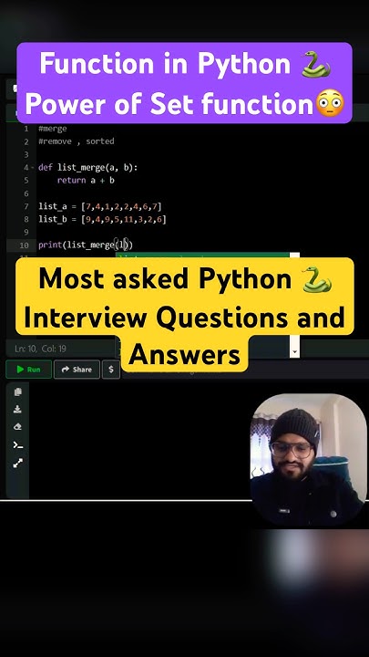 How to merge, remove duplicates and sort two lists into one #shorts # ...
