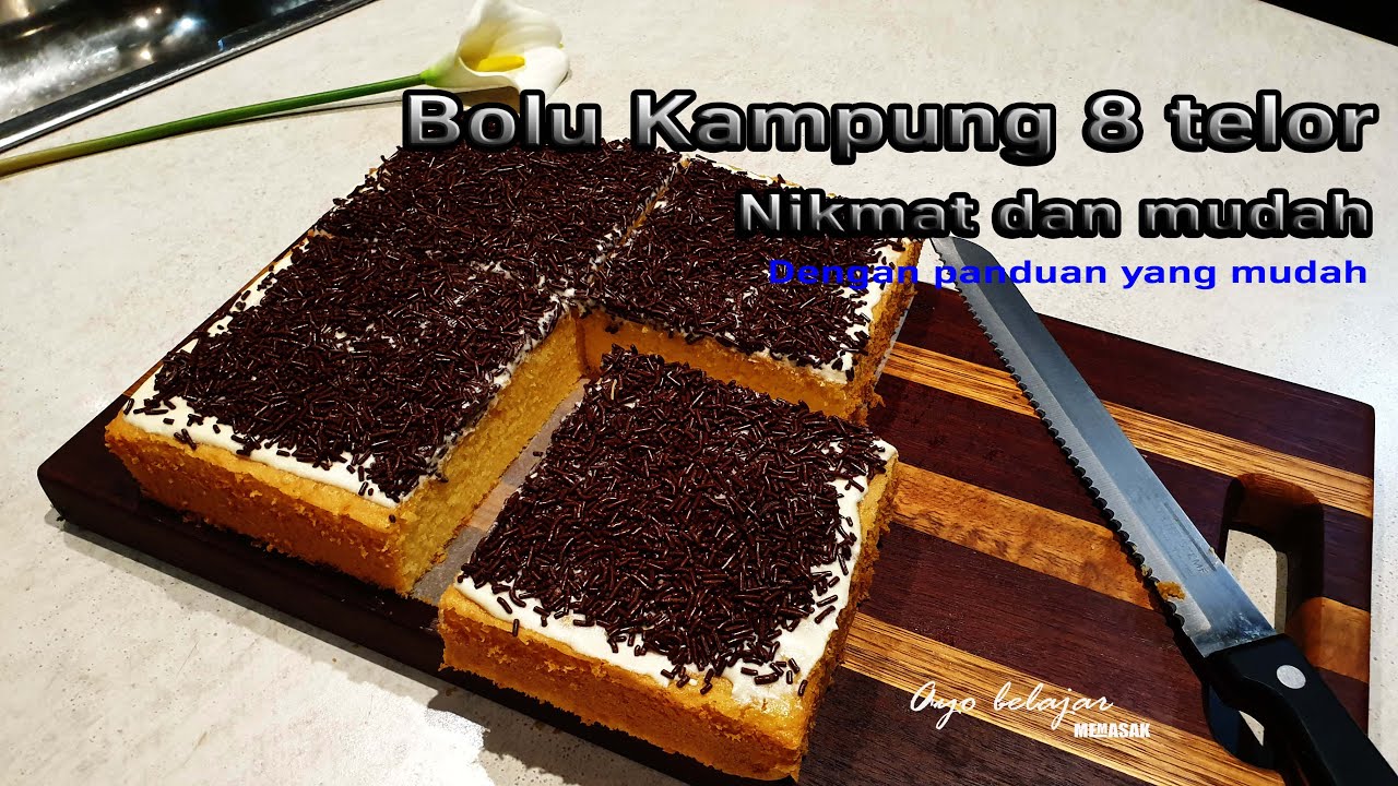 Bolu Kampung nikmat dan mudah - YouTube