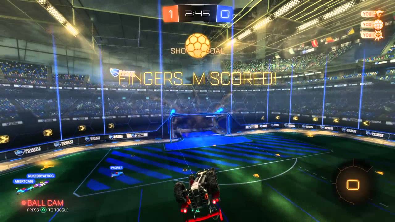 Rocket League aerial goal - YouTube