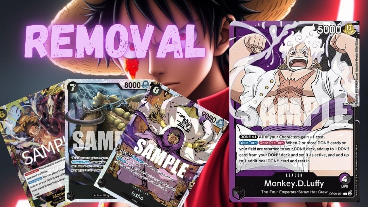 Op10 Pb Luffy Removal Build - YouTube