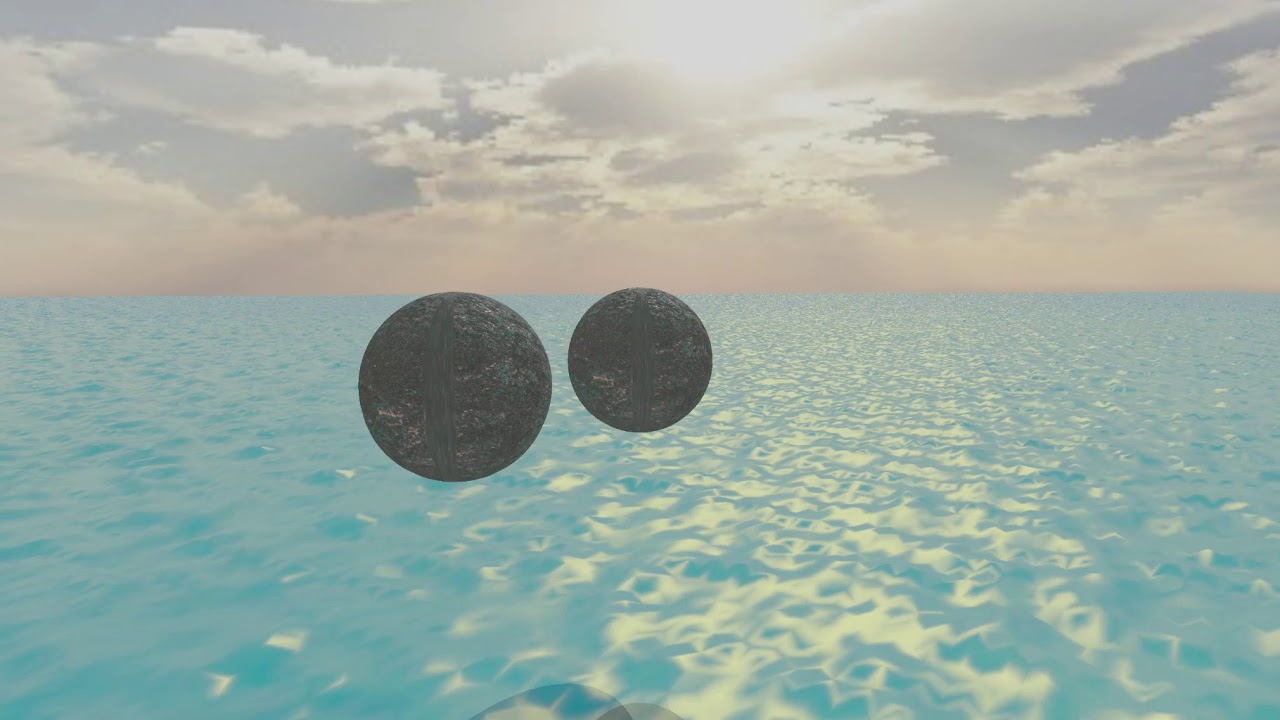 fully playable 3D game (water effect) - YouTube