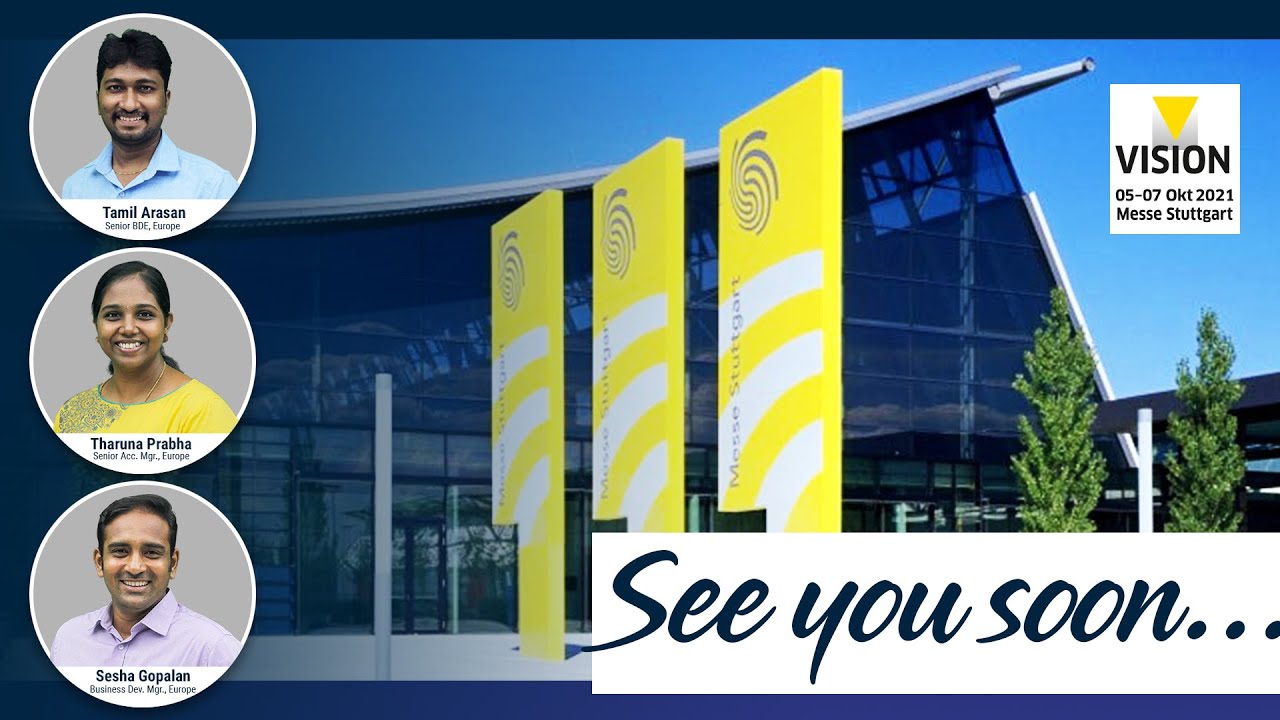 Meet us at Vision Show 2021, Germany | World's leading trade fair for ...