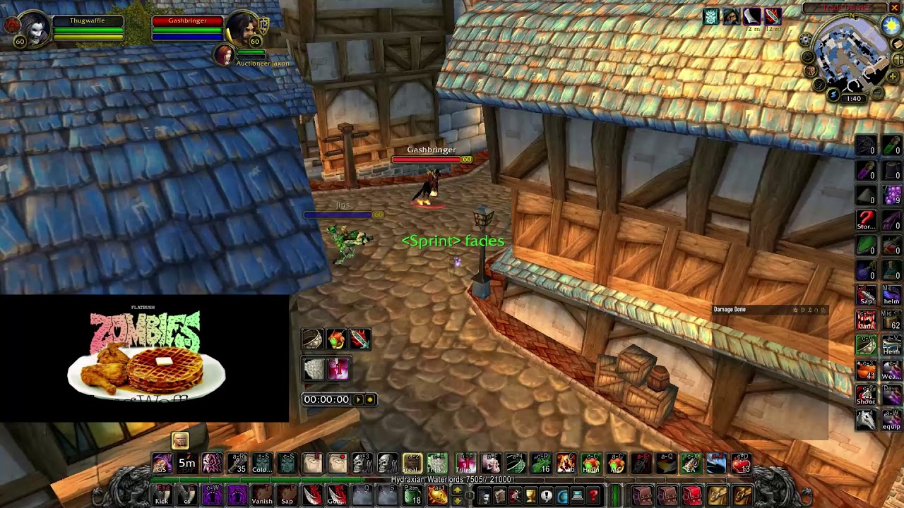 Classic WoW Rogue PvP - Having fun in Stormwind - YouTube
