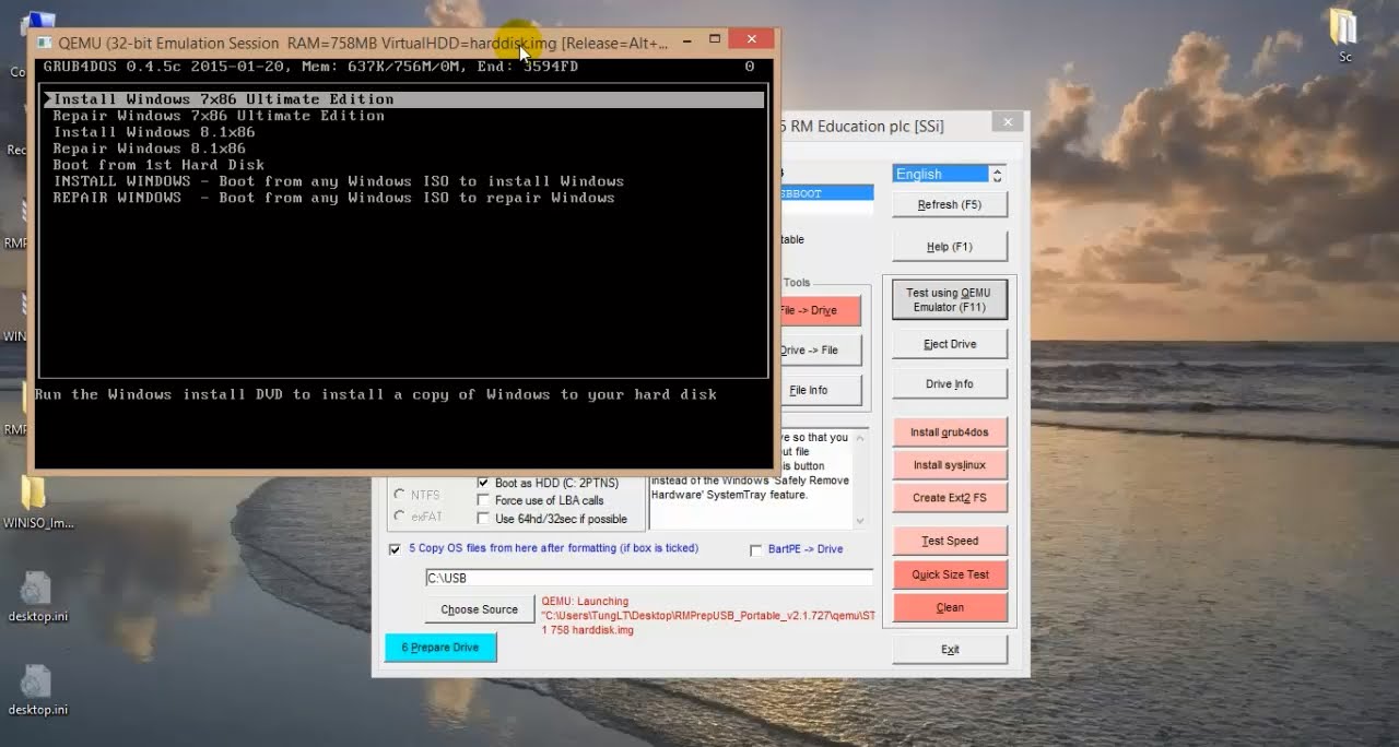 Tạo nhiều bộ cài Windows trong 1 USB - Create Multi Windows USB Install ...