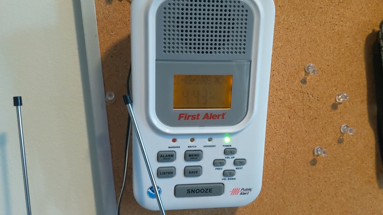 Sima First Alert WX-150 High Pitch Alarm Test - YouTube
