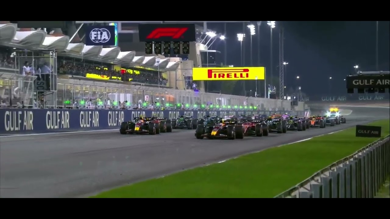F1 2023 Bahrain Grand Prix Start (David Croft) - YouTube