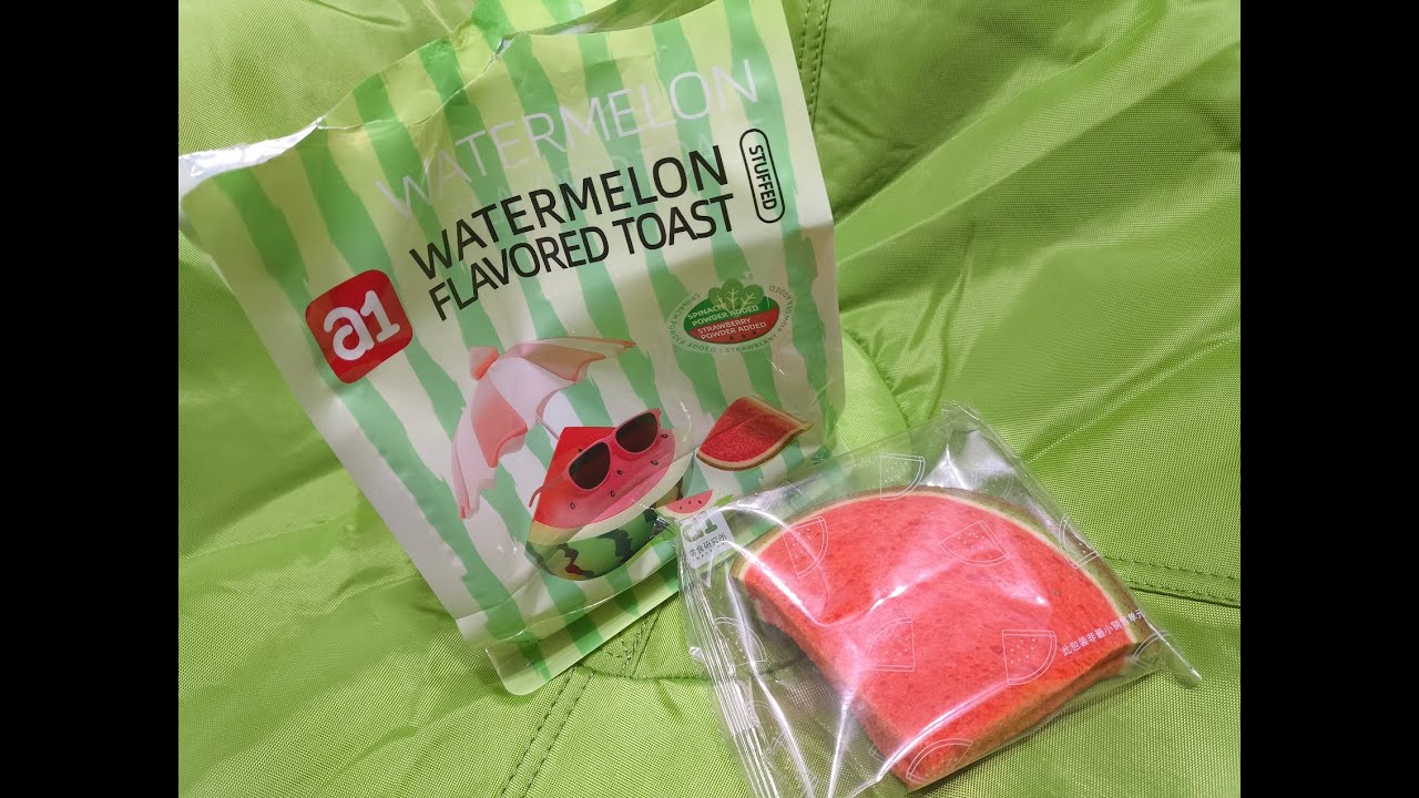 Watermelon Flavored Toast First Reaction - YouTube