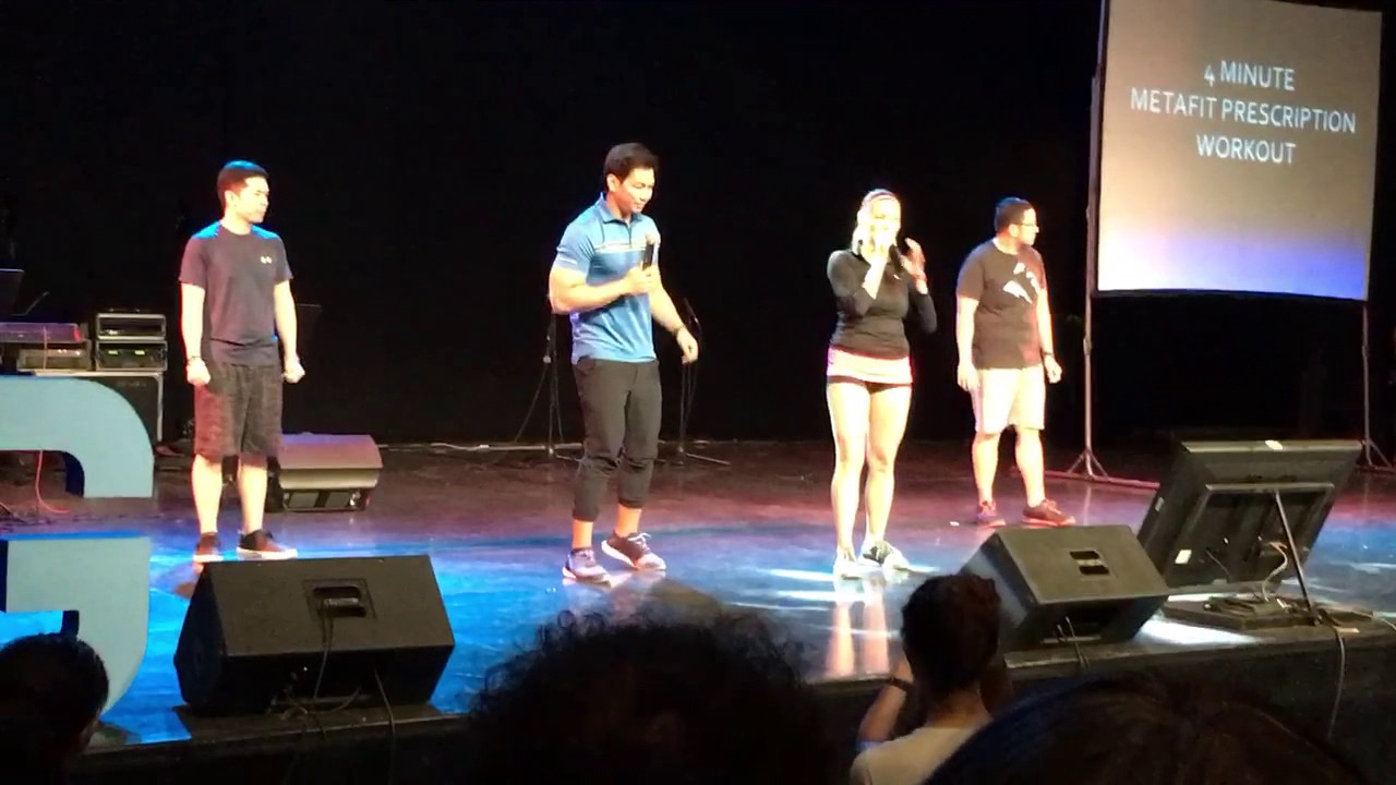 4-Minute Metafit Workout - YouTube