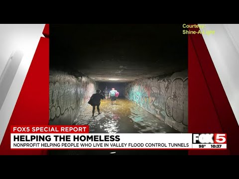 Helping the homeless who live in Las Vegas Valley flood control tunnels ...