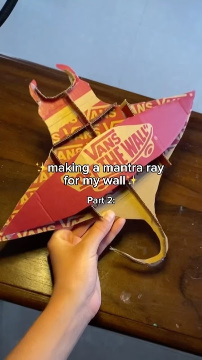 😍🪼Making a MANTA RAY for my wall🦈🐬 Cardboard Craft | DIY Shark Tutorial ...