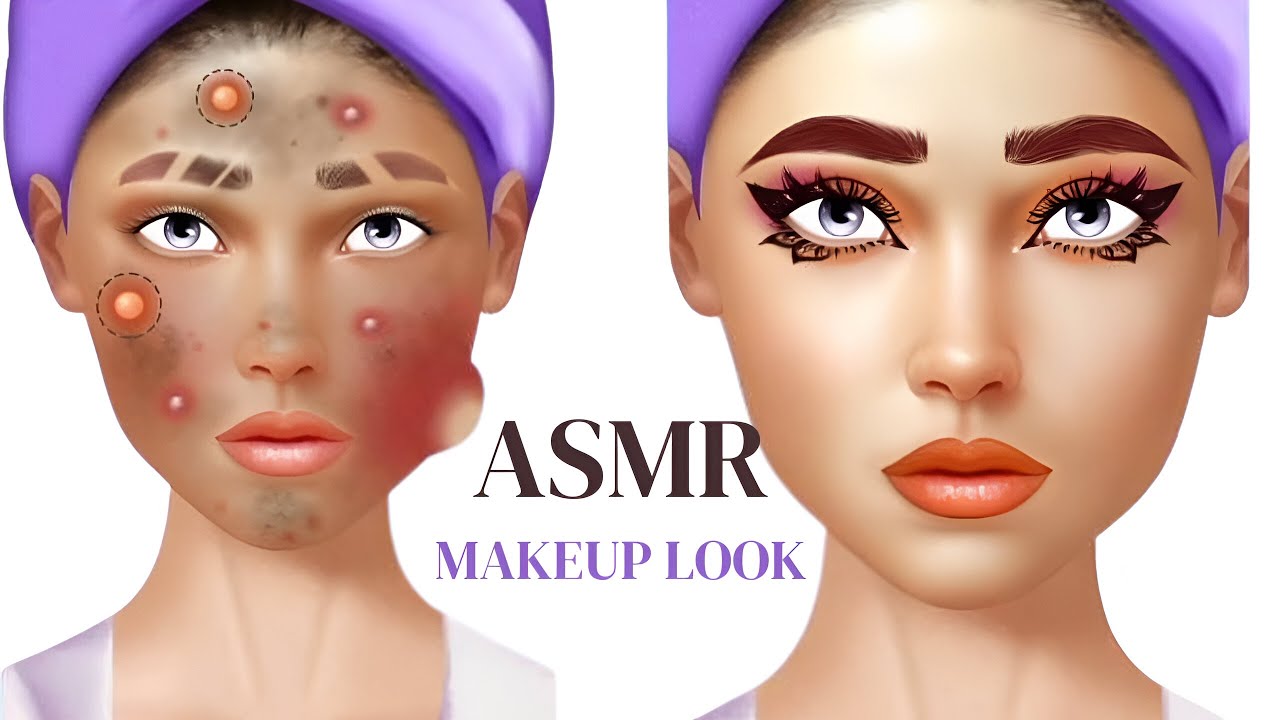 Asmr Makeup Tutorial | Make Tutorial | Asmr Makeup - YouTube