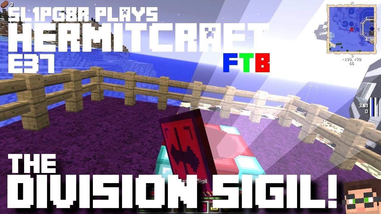 HermitCraft FTB S2E37 - The Division Sigil! ( Minecraft Feed The Beast ...