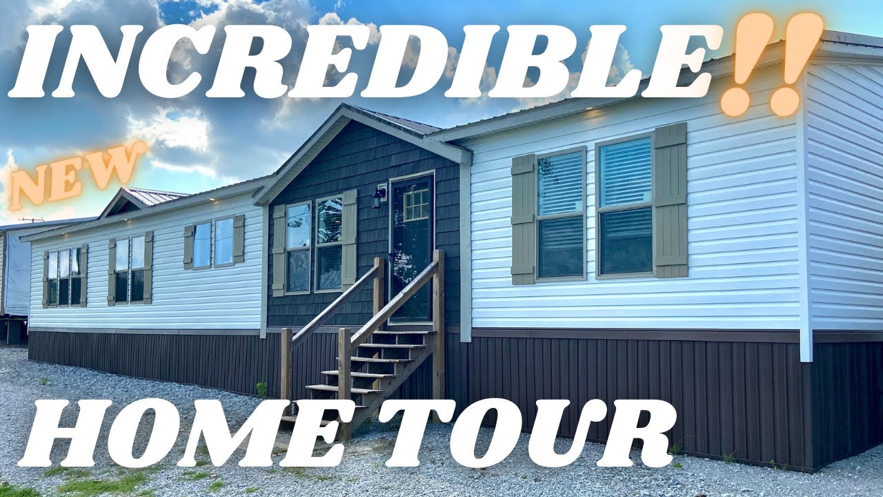 This is one INCREDIBLE mobile home!! Breathtaking kitchen plus den ...