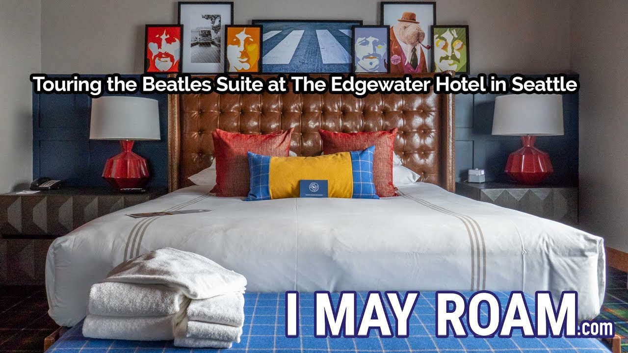Touring the Beatles Suite at The Edgewater Hotel in Seattle - YouTube