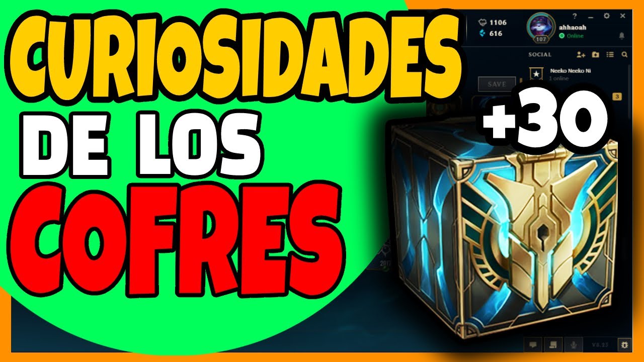 🤯CURIOSIDADES de los COFRES HEXTECH🎁 - (2021) tienes que conocerlas ...