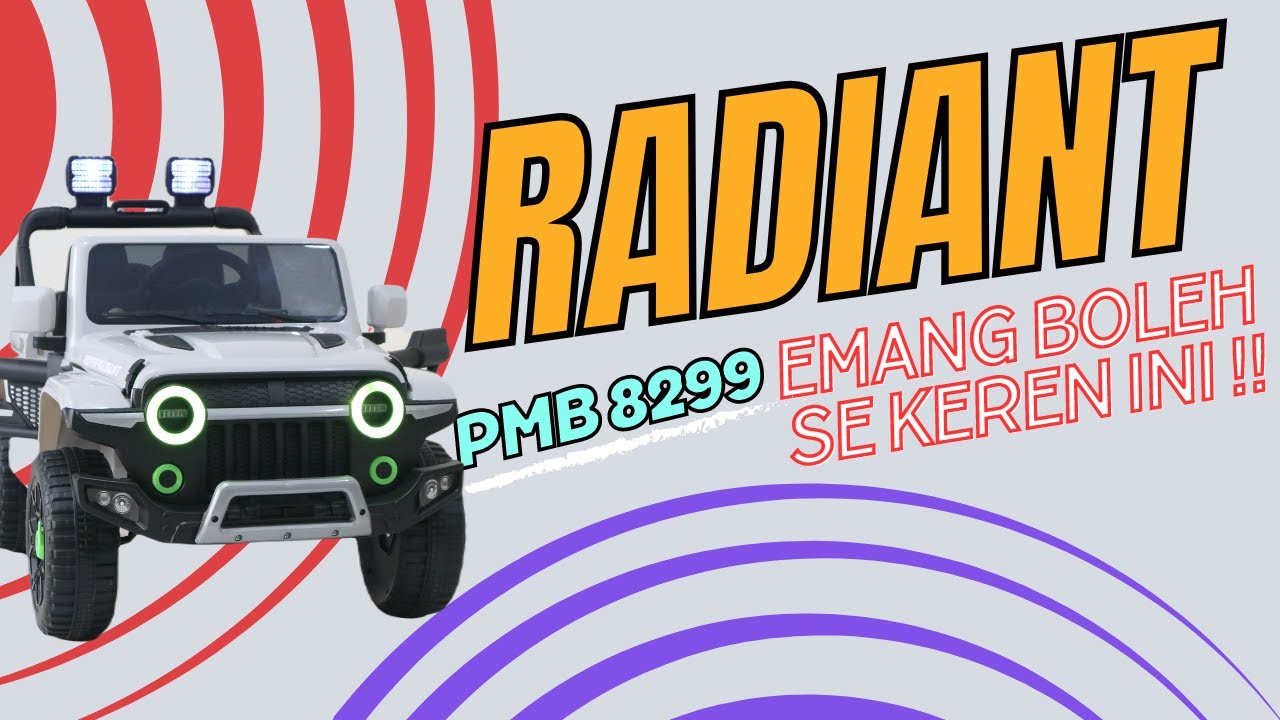 REVIEW DAN SPESIFIKASI MOBIL AKI ANAK JEEP RADIANT PMB 8299|TERBARU ...